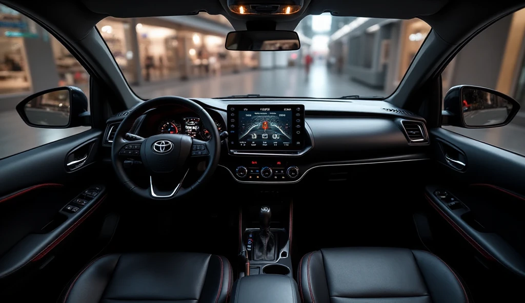 “2025 Toyota Avanza black metallic interior, luxury cabin view inside ...