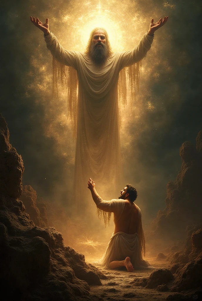 But let it be of God creating man - SeaArt AI