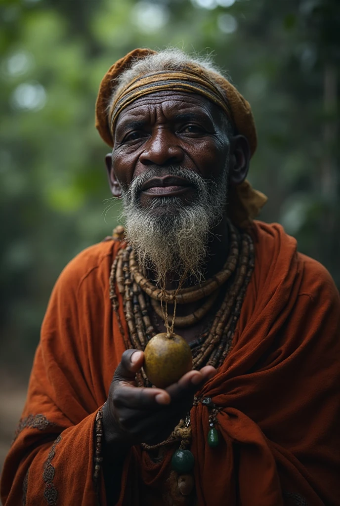 Create a video of an African traditional healer saying in swahili im ...
