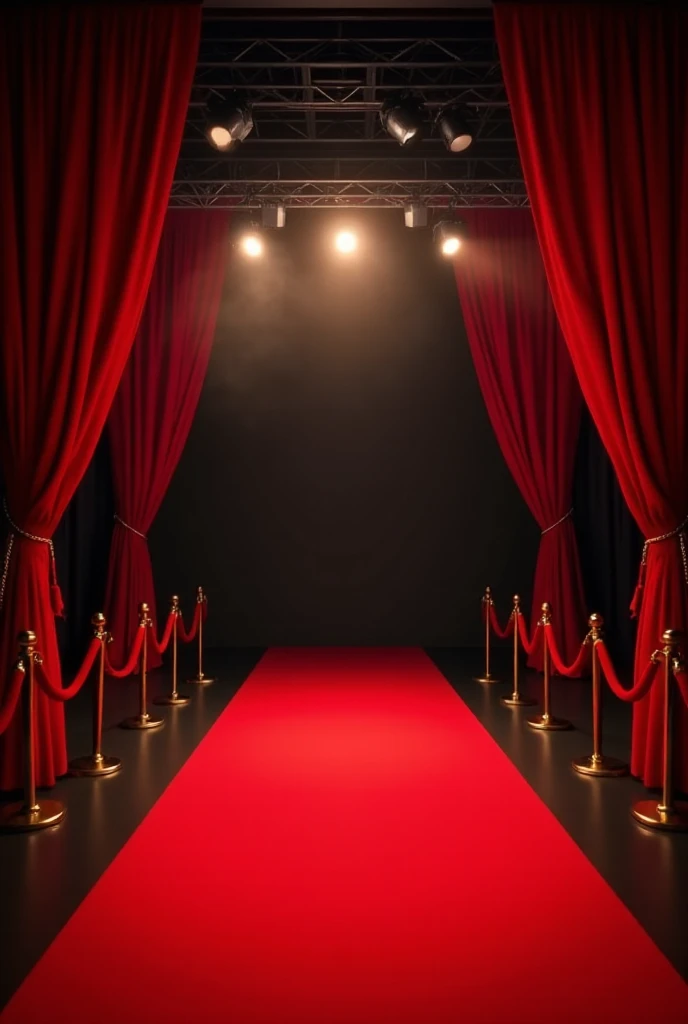 Cinematic red carpet event setup for "Foodies Venezuela" convention ...