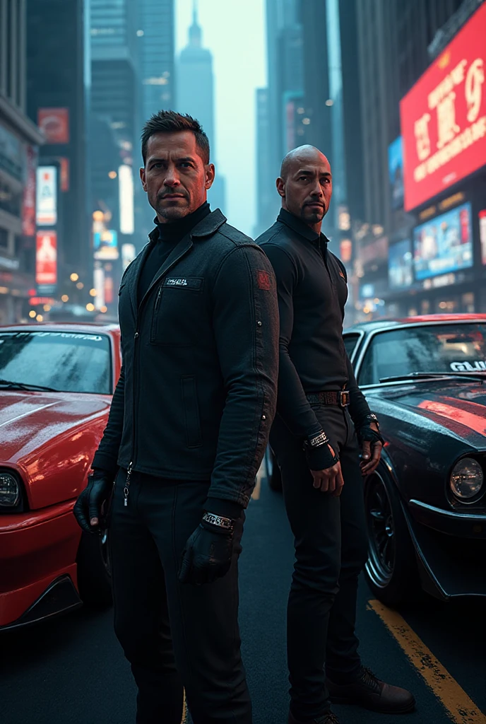 Brain o'conner from fast and furious in fast 10 helping Dom - SeaArt AI