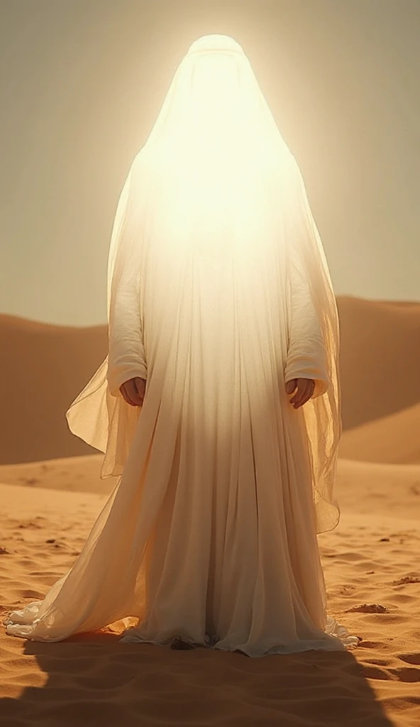 Realistic cinematic desert ground prepared for wrestling. The Prophet ...