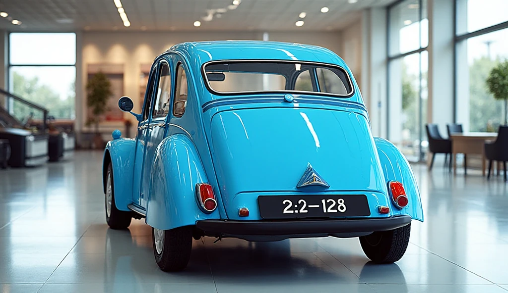 Realistic of futuristic ,( Citroën 2CV 2026) with modification - SeaArt AI