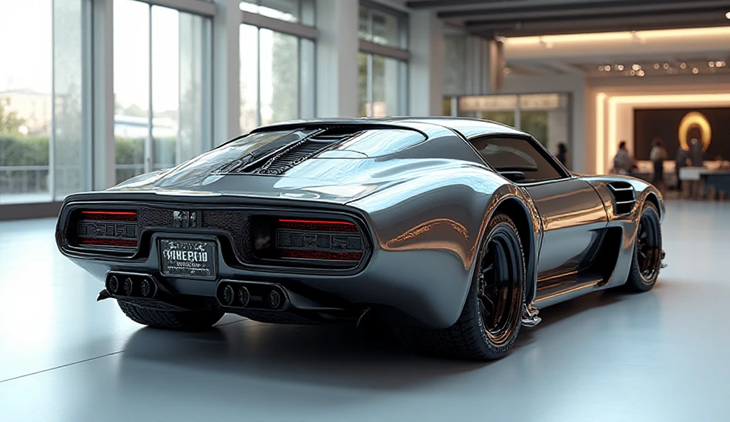 This Model. Design full back rear view car view of a ultra luxurious ...