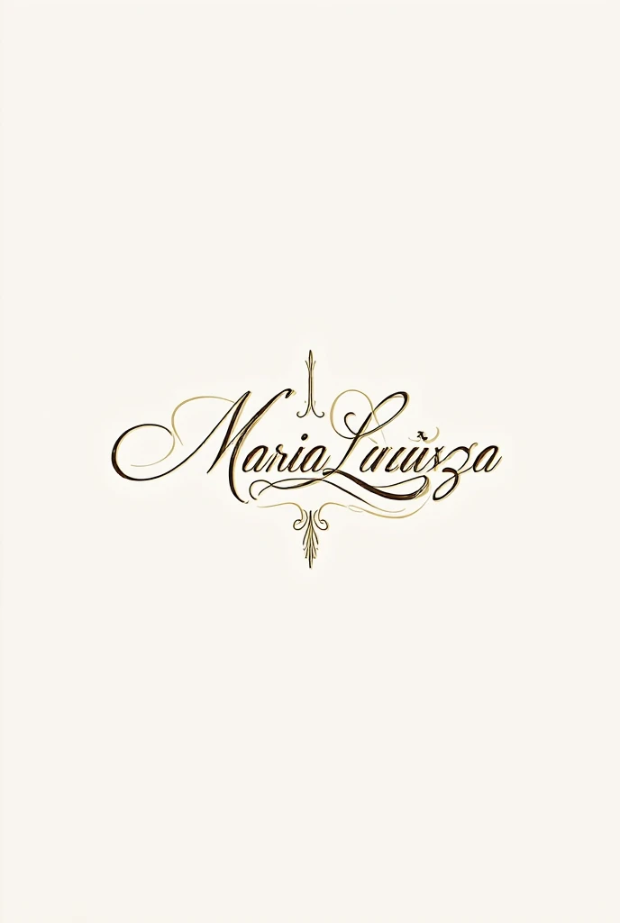 Create the name Maria Luíza as the logo of Maria Clara and JP - SeaArt AI