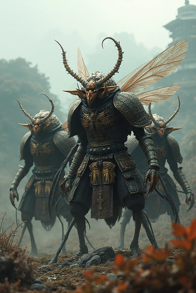 Create samurai insects - SeaArt AI