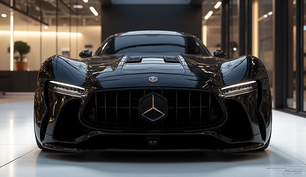 Design front bumper full front bumper view of a ultra luxurious 2037 ...