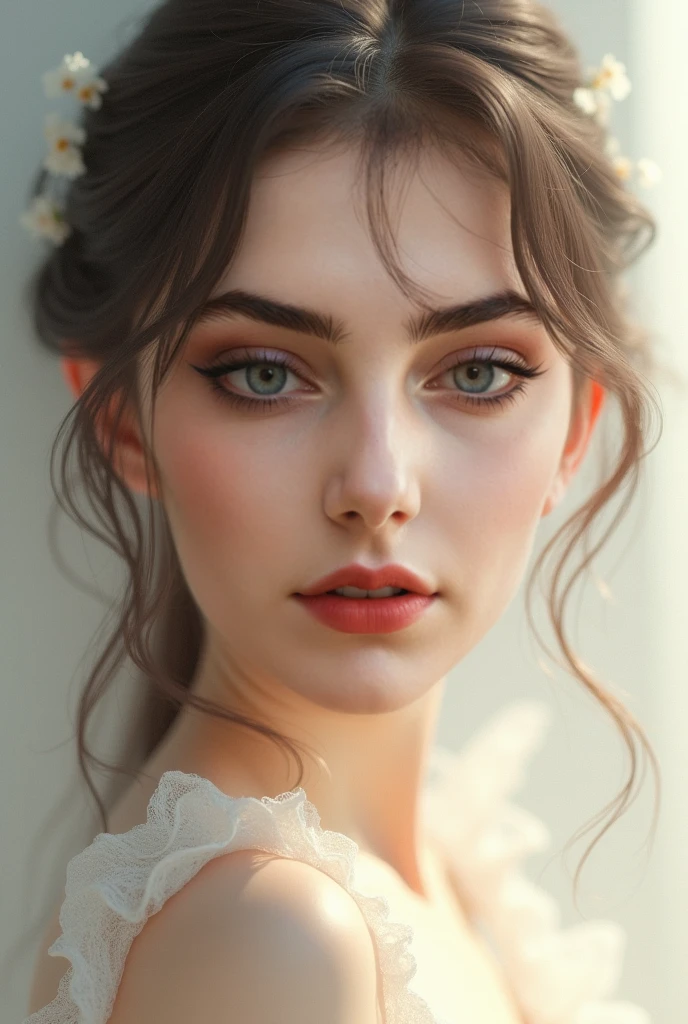 Soften your cheeks, give a more oval face and less marked cheekbones ...