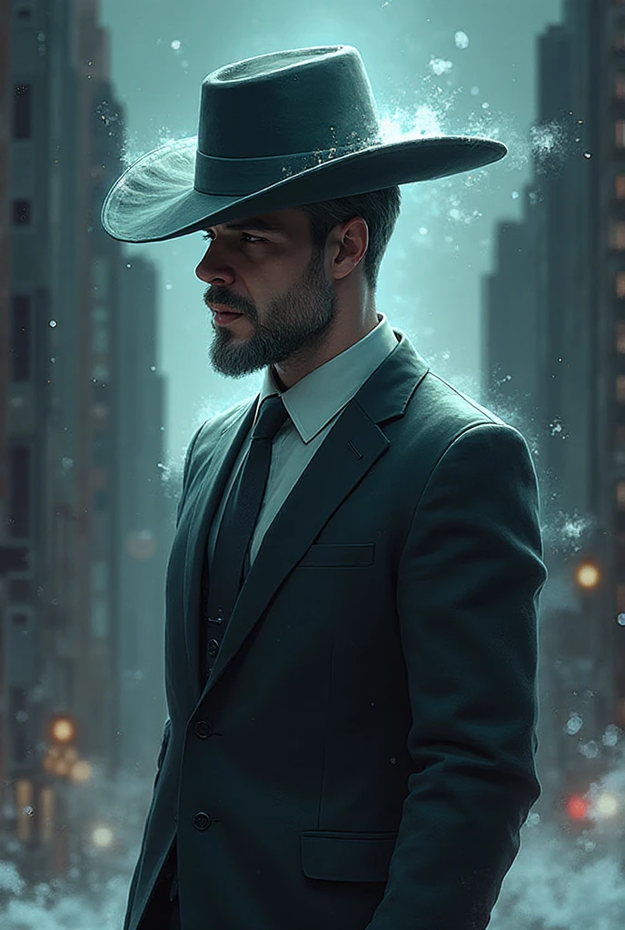 A strong man gets a hat that can be invisible Just wear a hat to make ...