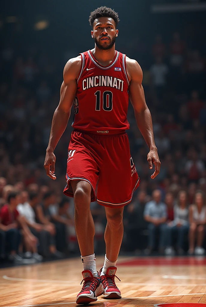 Make a picture of Josh Reed #10 on Cincinnati bearcat basketball with a ...