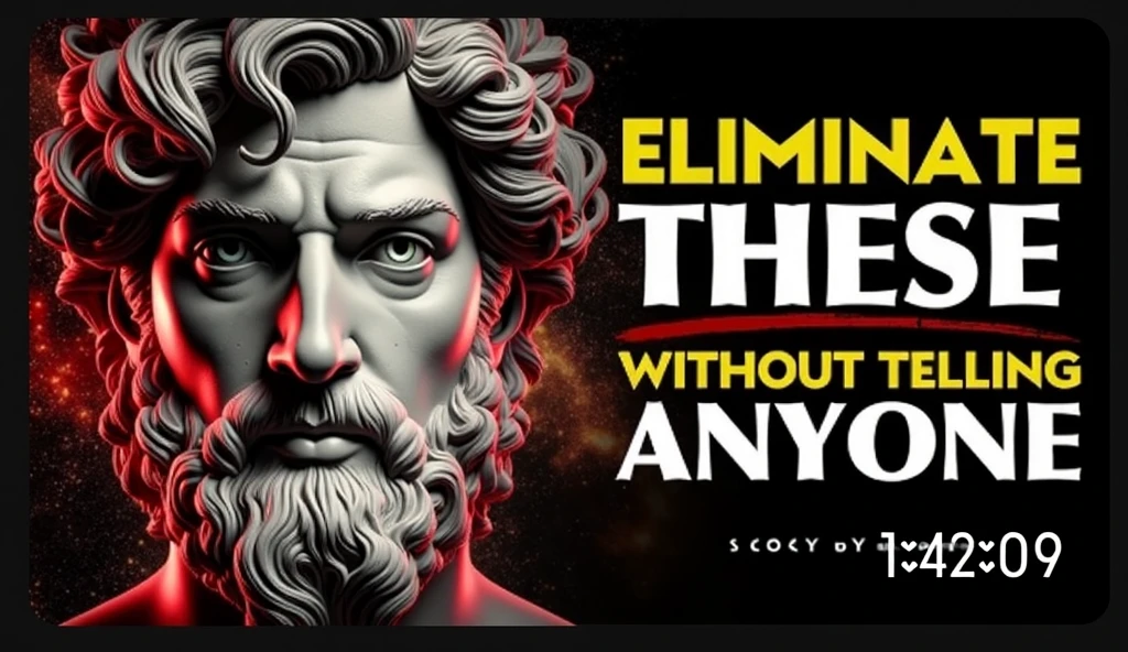 Hyper-realistic 3D render of a stoic philosopher inspired by Marcus ...