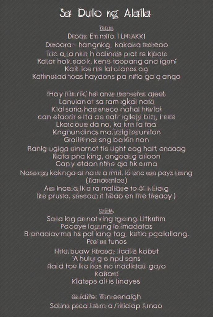 🎶 Title: Sa Dulo ng Alaala Genre: Tagalog Rock Duet (Male × Female ...