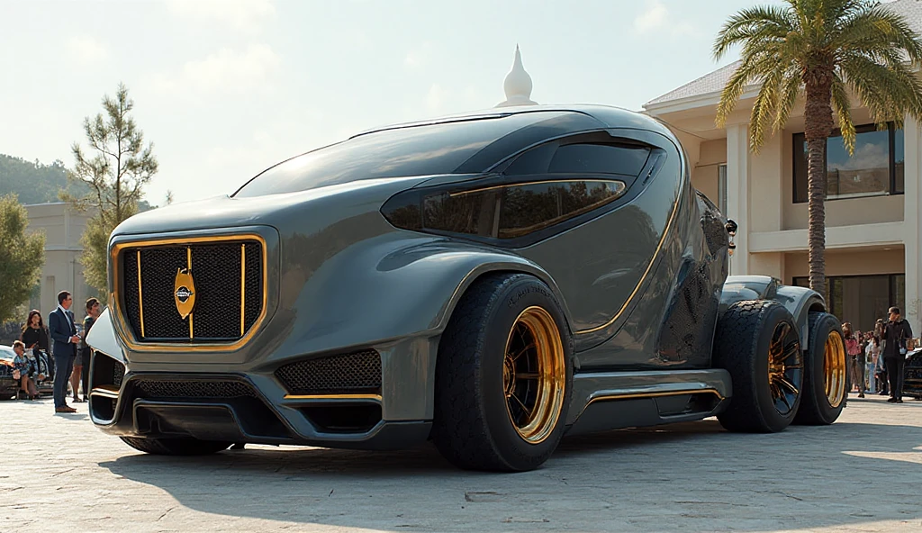 A futuristic American truck volvo named [ volvo 1001212890000 - SeaArt AI