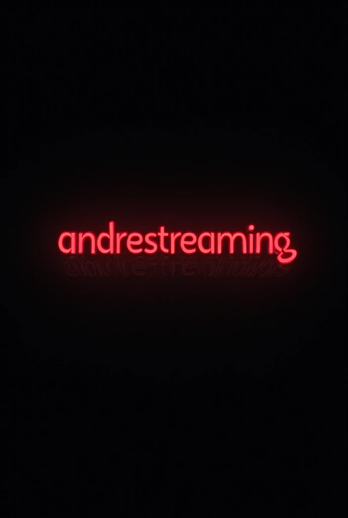 A dark background with red and white letters that say AndresStreaming ...