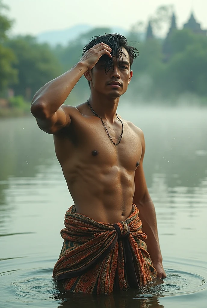 @Ko Thar Aye:Here is prompt👇👇 "A handsome, muscular Burmese man - SeaArt AI
