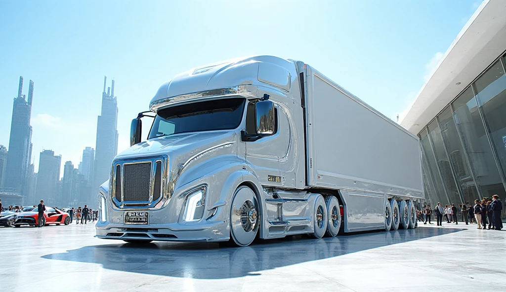 A colossal futuristic American truck named (Volvo S60)1200000000000 ...