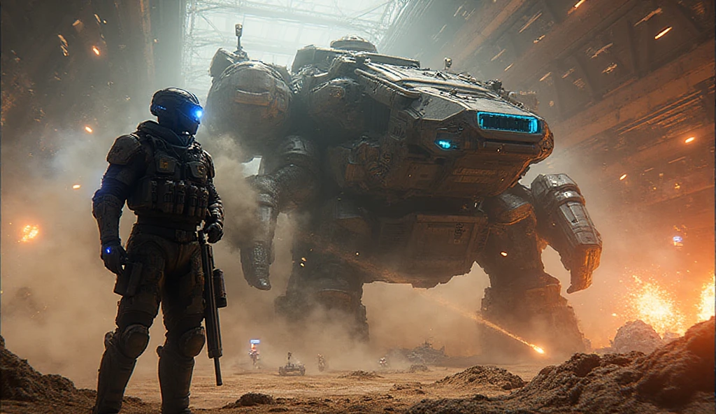 4. Terran Siege Tank – Armored Behemoth Heavy mech tank mid - SeaArt AI