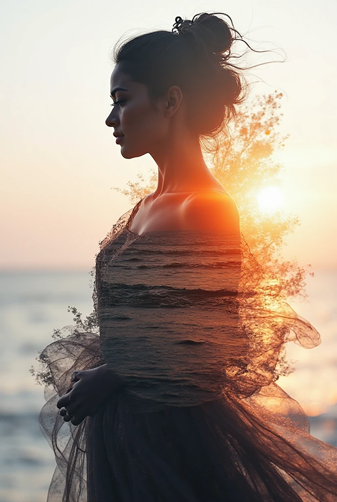 High Quality, 8K Ultra HD, a beautiful double exposure combining the ...