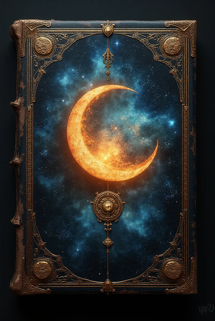 Now the old book, the one with the galaxy in the middle with the waning ...