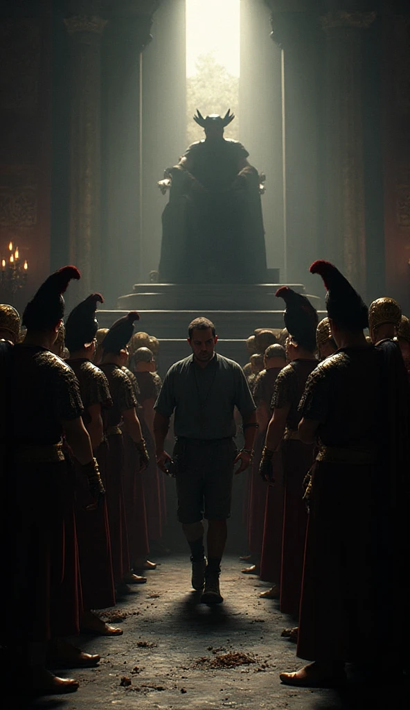Arrest “Roman guards hold him and bring him to the prefect Fortunato ...
