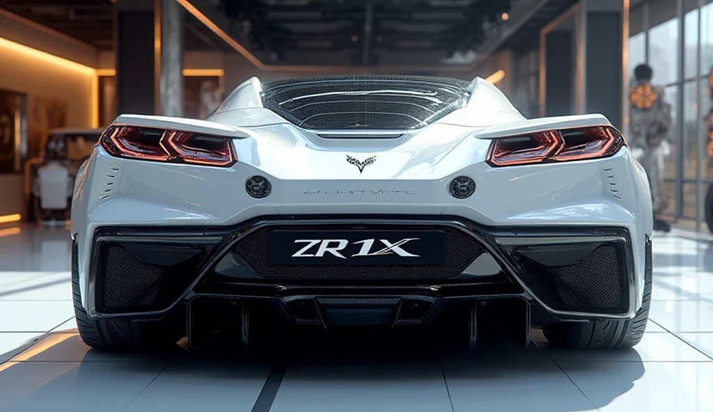 An ultra-realistic image of the Aggressive (full backs bumper view ...