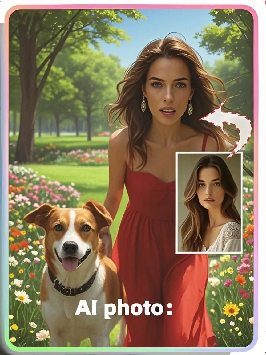 SeaArt AI | AI Photo：Girl chased by zombies