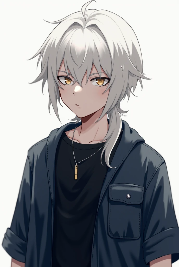 Appearance: He's a 23-year-old boy with platinum ash hair, with tufts ...