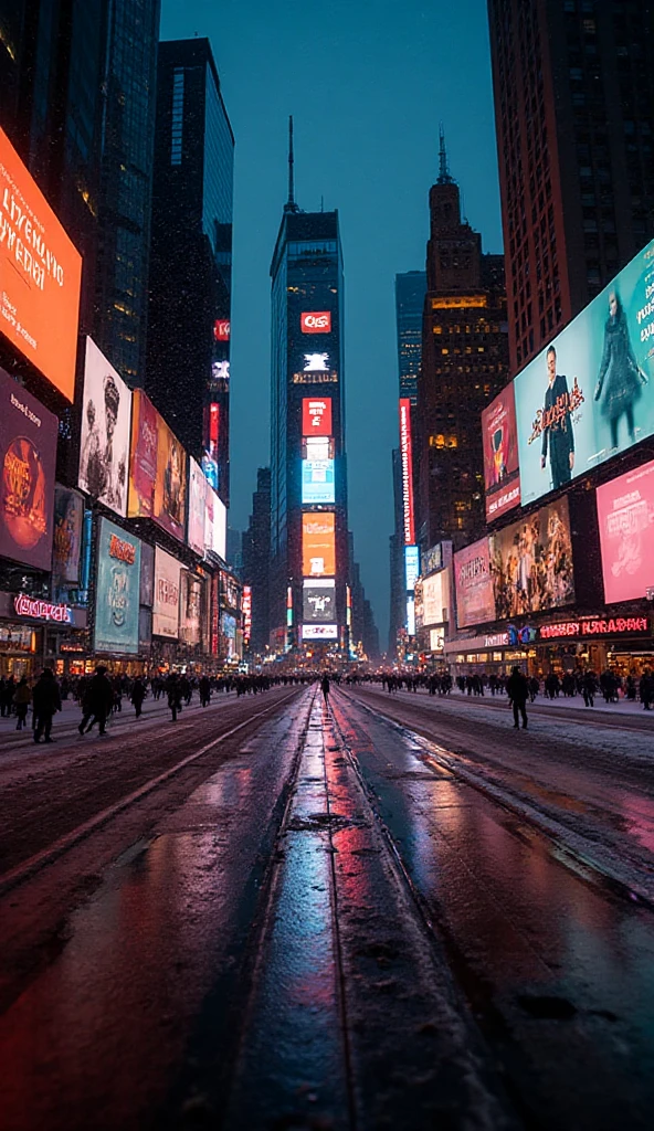 Times Square, the iconic intersection of Broadway and Seventh Avenue in ...