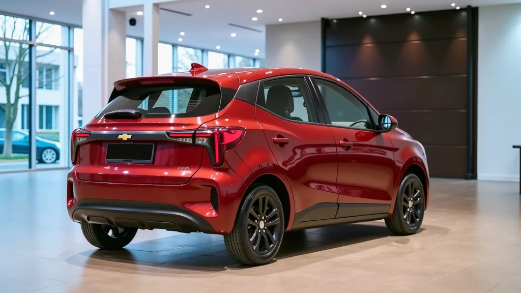 "2026 Chevrolet Aveo, redesigned as an ultra-futuristic hatchback with ...