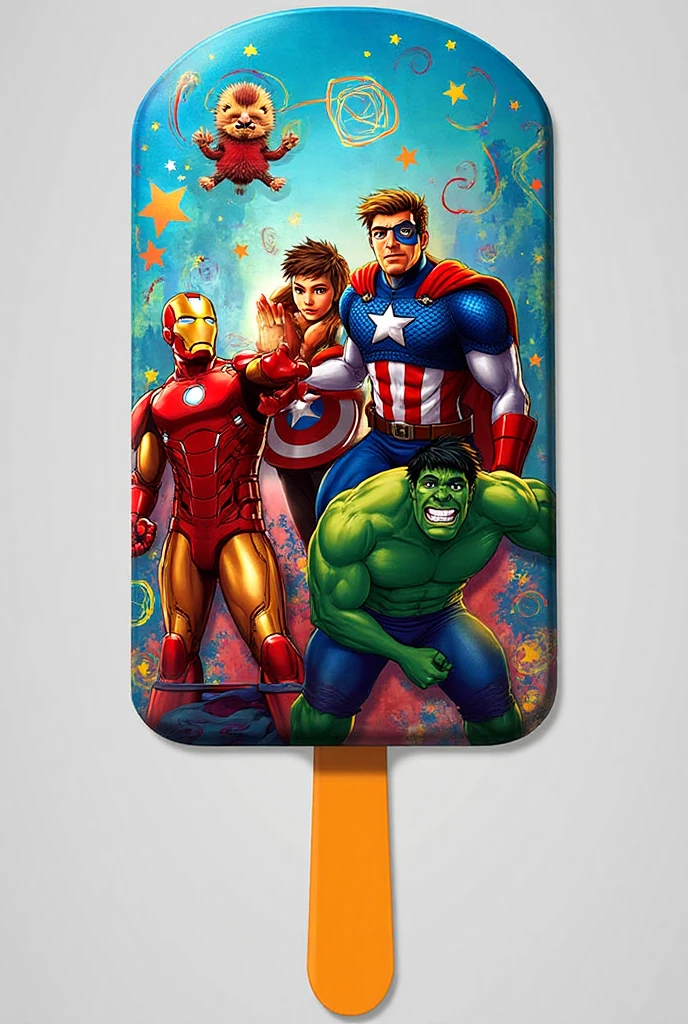 Suggest a cute Avengers theme image for a children's party decoration ...