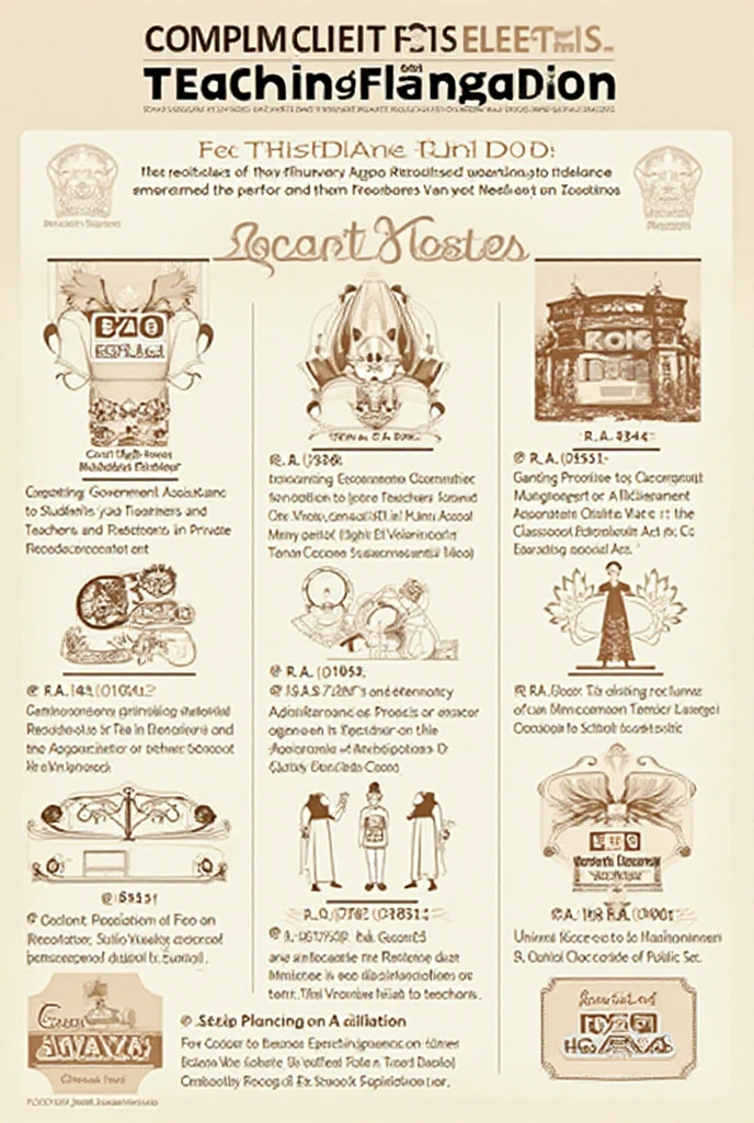 Create a poster EACH of act showing of a compliance violation with a ...