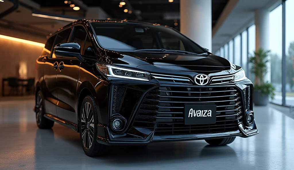 "An ultra-realistic image of the front side view end of a front Toyota ...