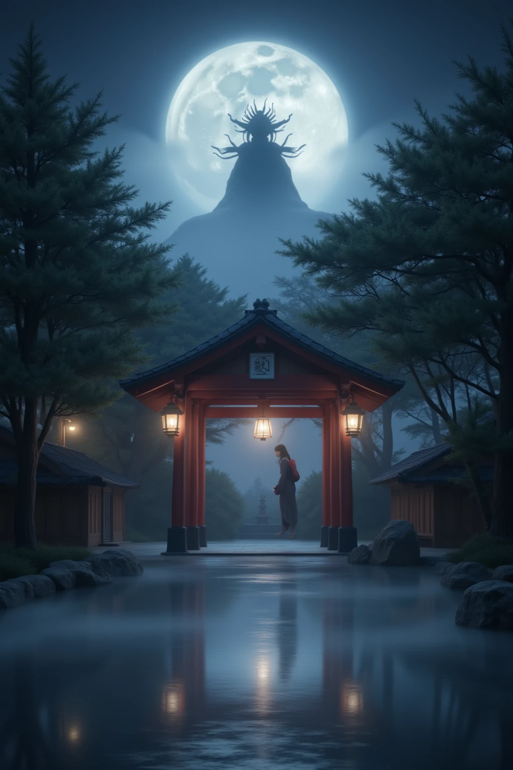 Bewitching Hyakki Yagyo、Yokai Illuminated by Pale Moonlight、Precinct of ...