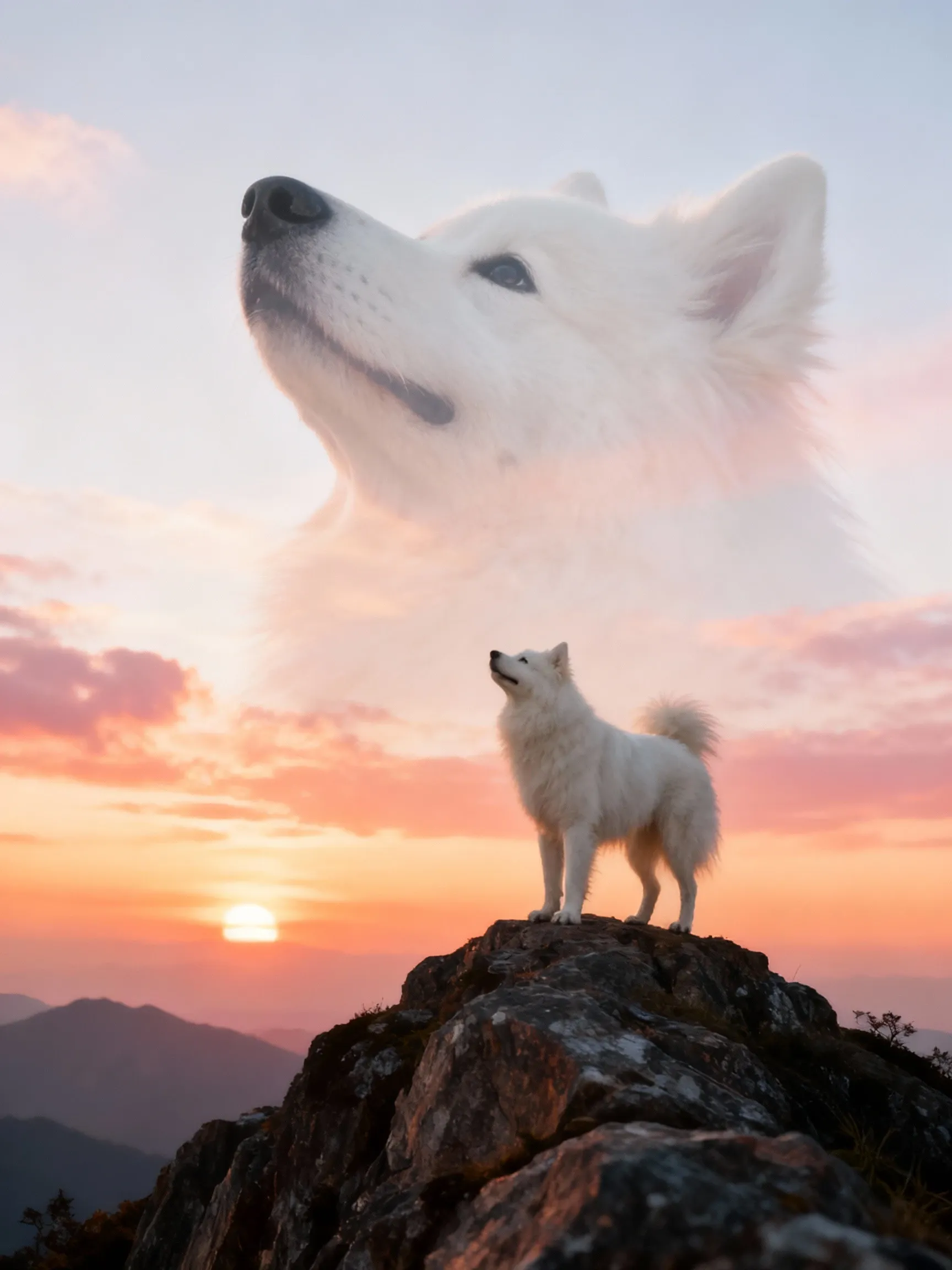 SeaArt AI | Pet Double Exposure Portraits