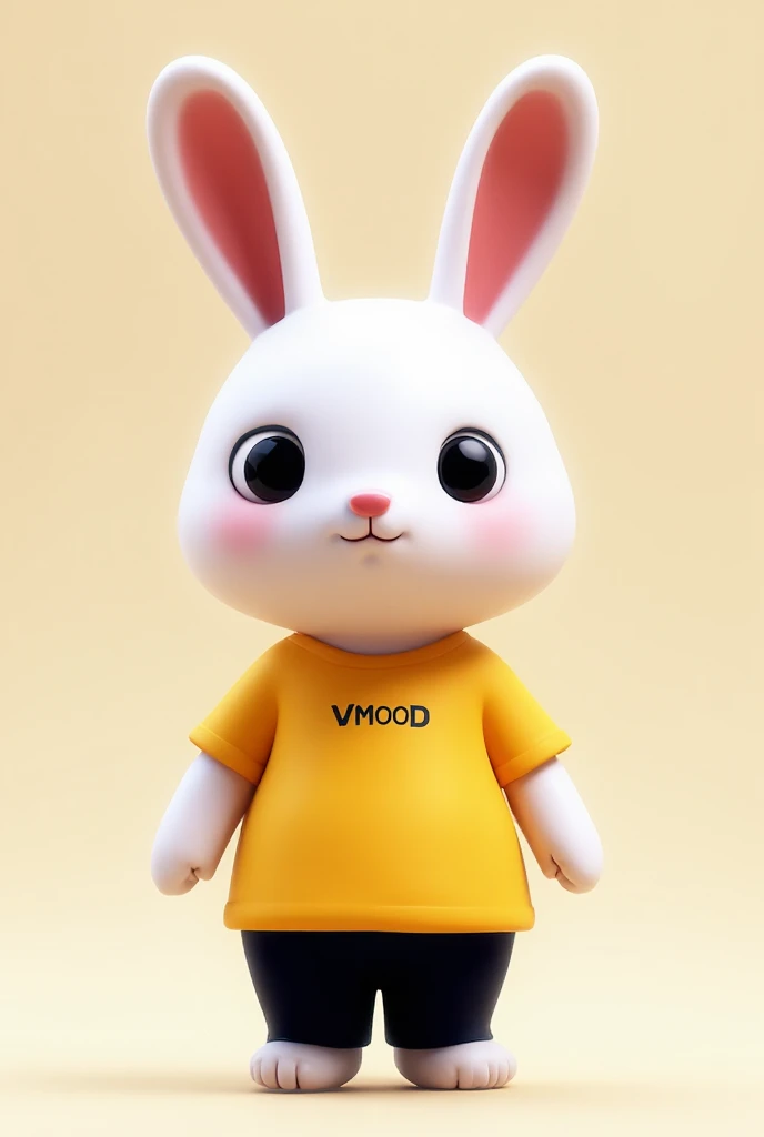 Create a cute, unique rabbit mascot character for a modern youth ...