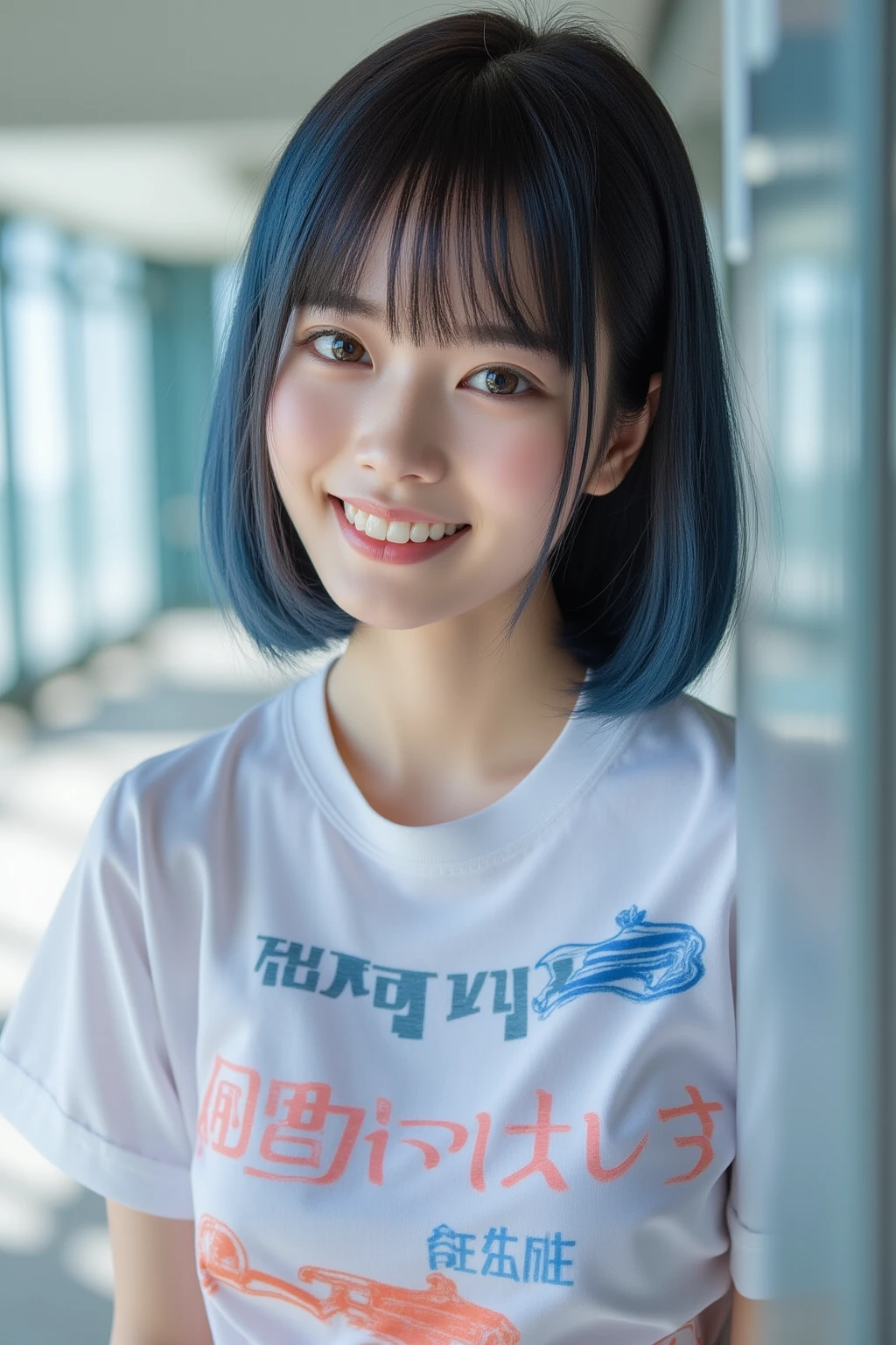 (single girl:1.3), Japanese High School Students, Amazing face and eyes ...