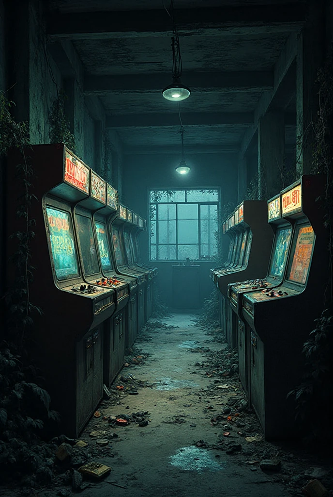 Deserted Game Center、The excitement of the past、Disused Game Center ...