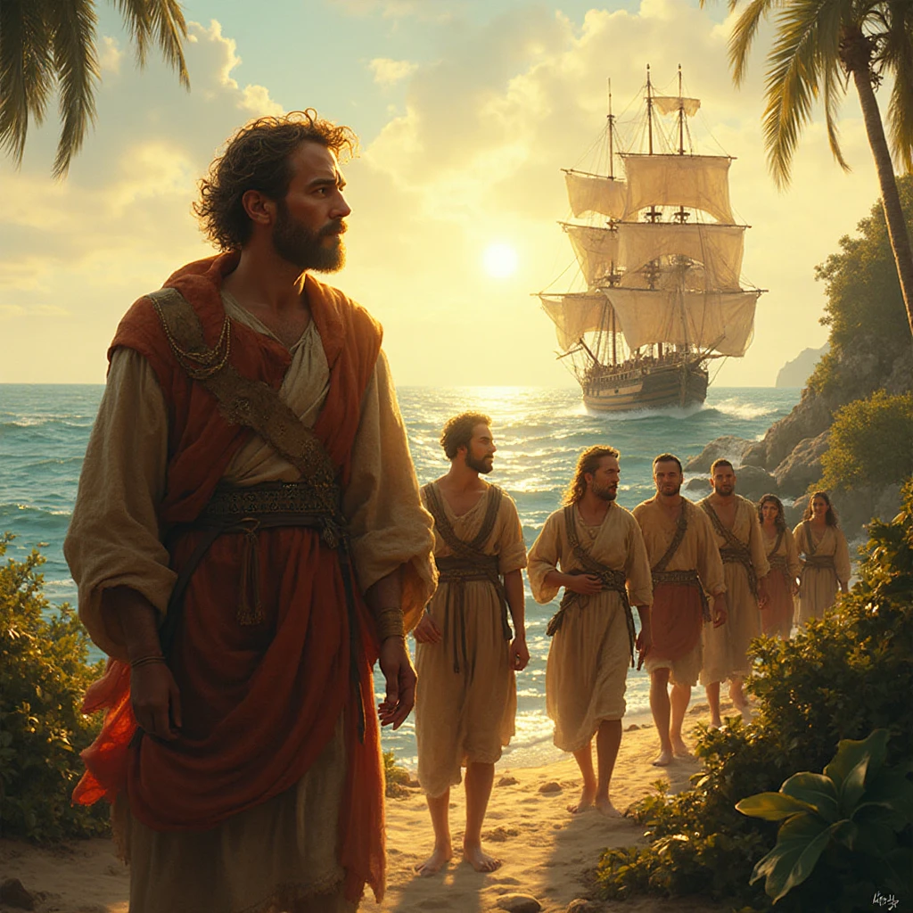 The Golden Age. CHRISTOPHER COLUMBUS, disembarking in America for the ...