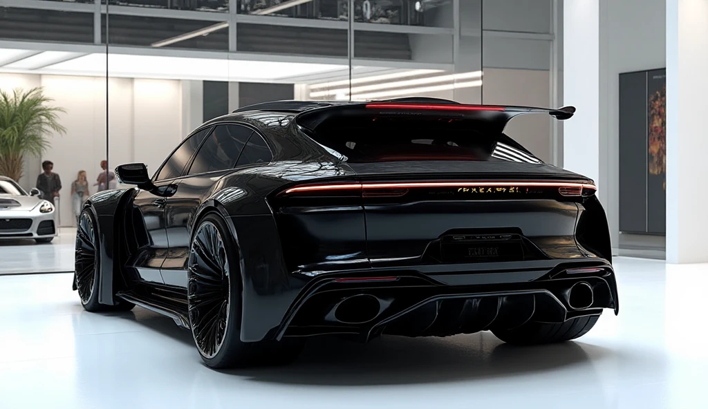 This Model. Design full (back) car (back), view of a ultra luxurious ...