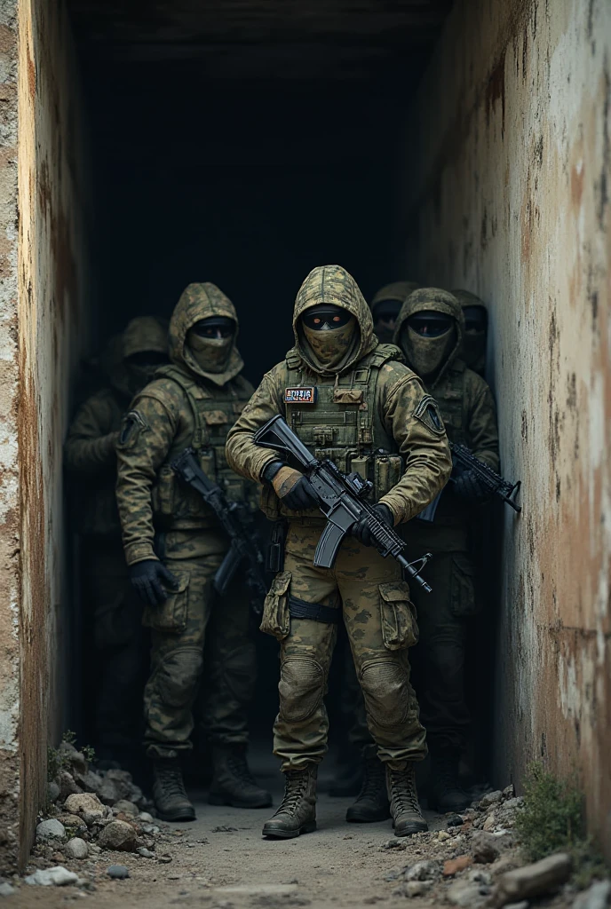 Arma 3 An Standart Military Unit in NATO pixel cammoflage and balaclava ...