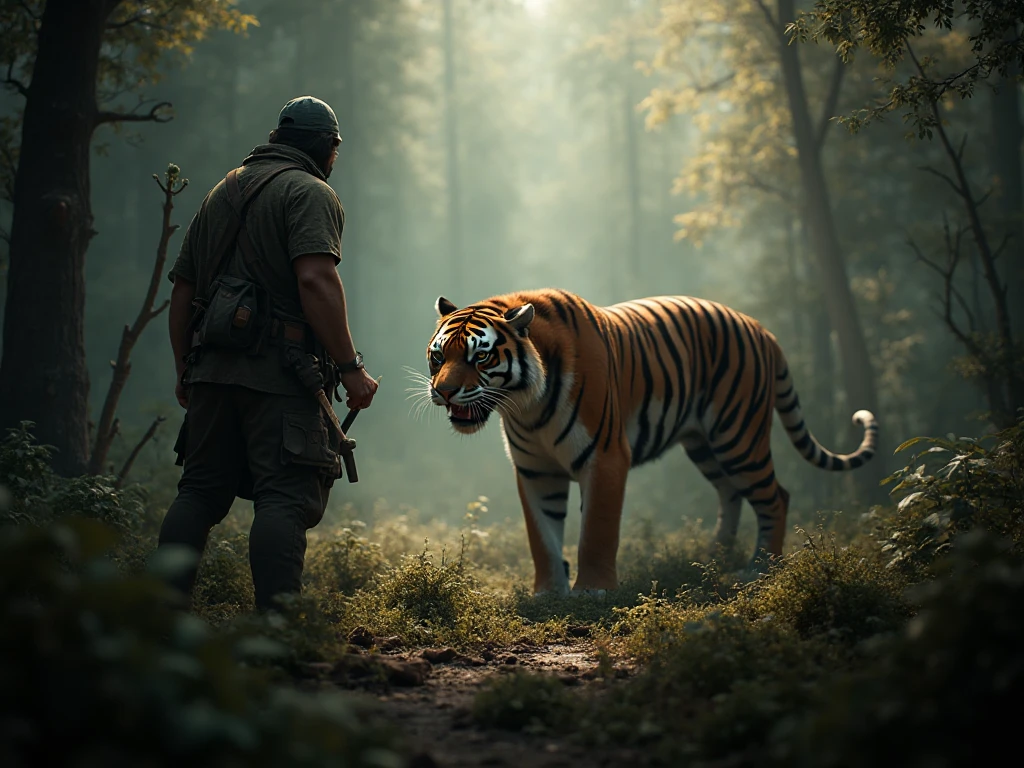 Encounter in the Wild! 🐅