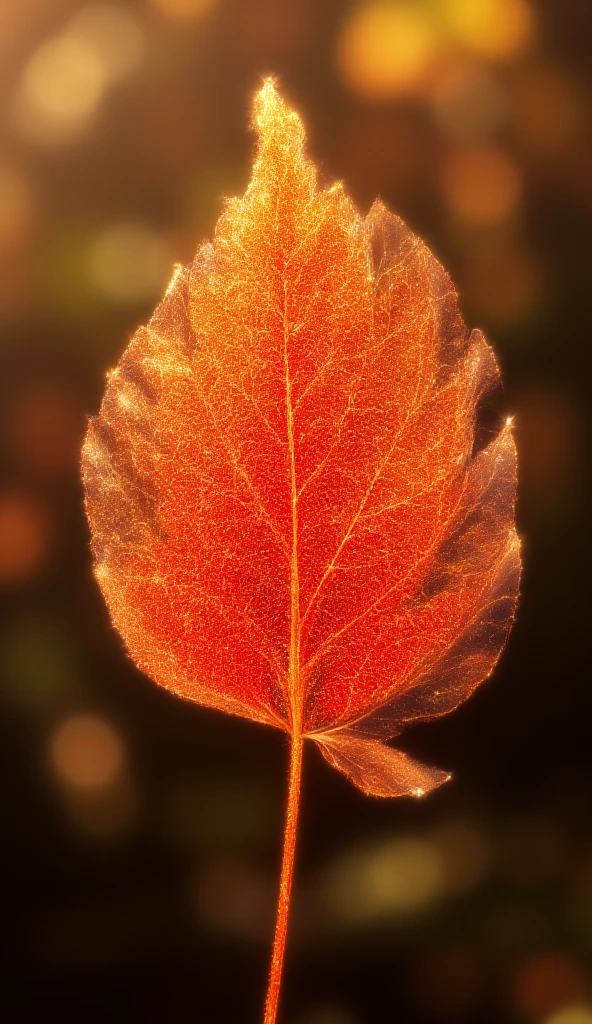 Autumn_leaf,,ArsWorldOfLight,fine glittering leaf in light, beautiful ...