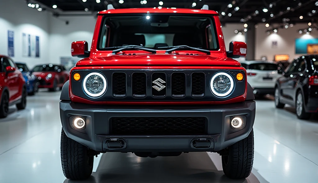 2025 Suzuki Jimny, Japanese model, bright Sizzling Red Metallic paint ...