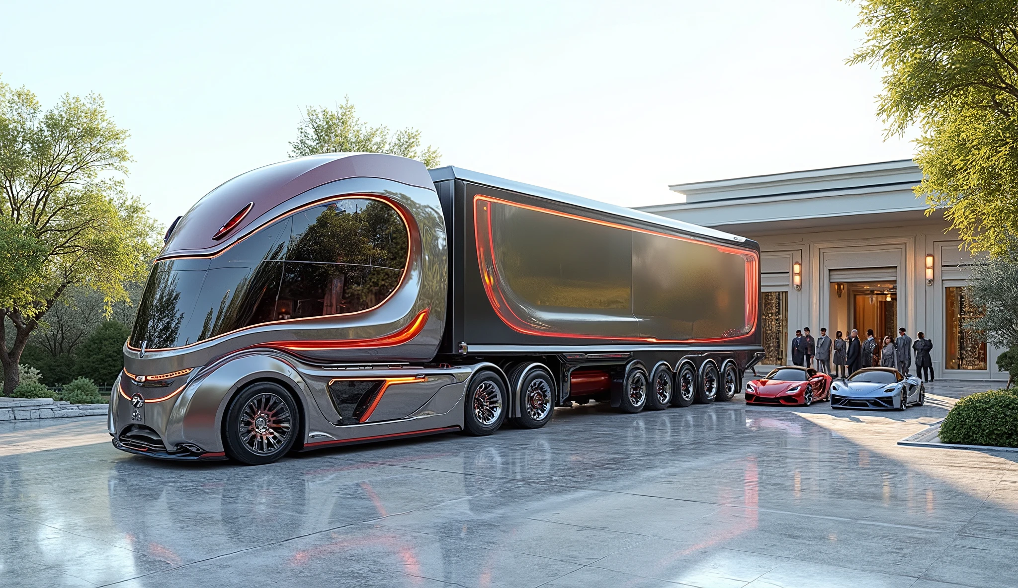 A colossal, futuristic American trailer BMW— the 2026 Volvo ...