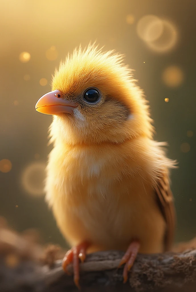 Is a captivating close-up portrait of a beautiful little bird that ...