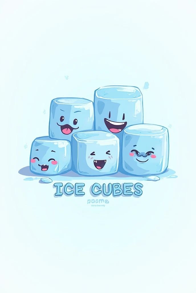 Draw a icecube company logo titled "Steve's Ice Cubes". Symbol - SeaArt AI