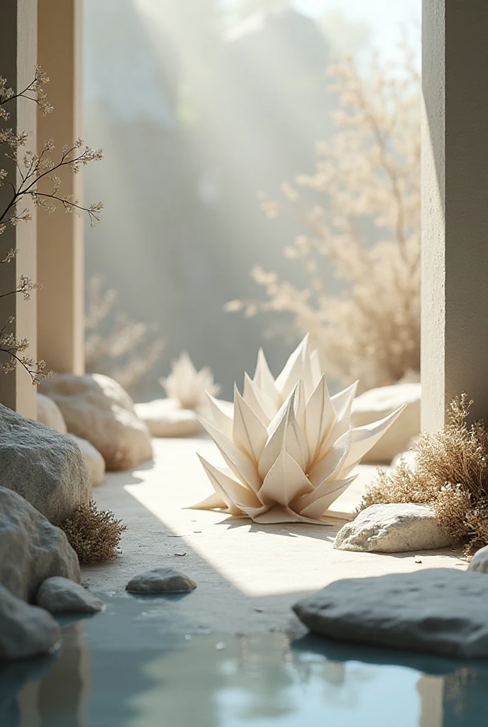 With origami style - SeaArt AI