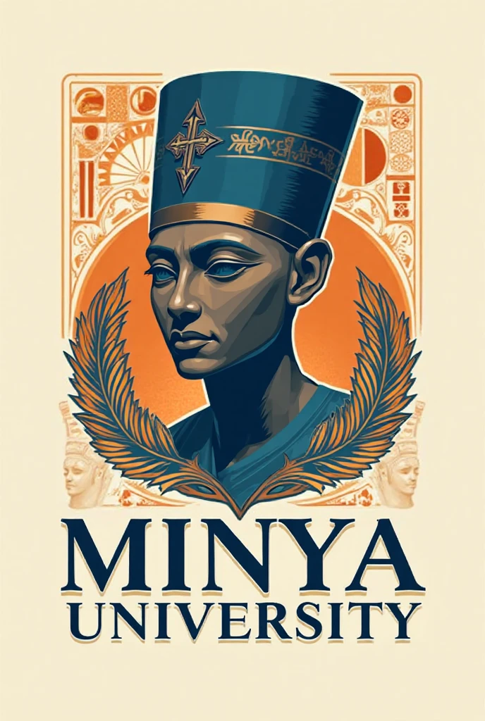 I need a logo designed for Minya University. The logo should feature ...