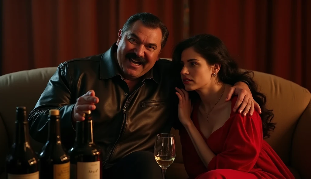 "Emotional dramatic scene: Georgian commissar age 44 with black ...
