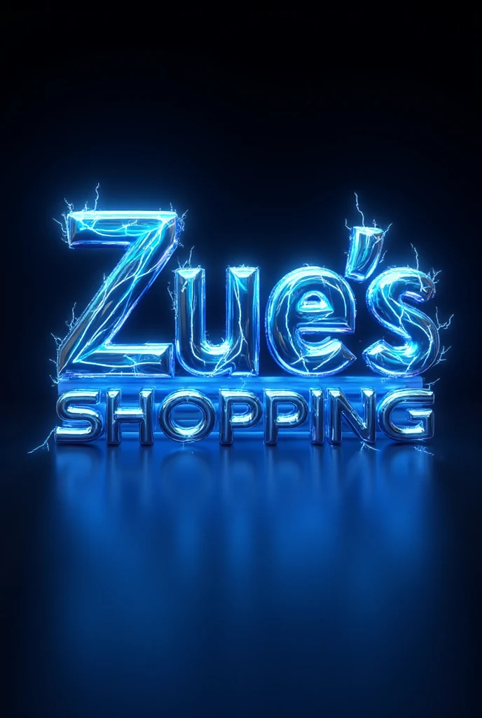 \text{“Photorealistic 3D logo design for the text 'Zue's Shopping ...